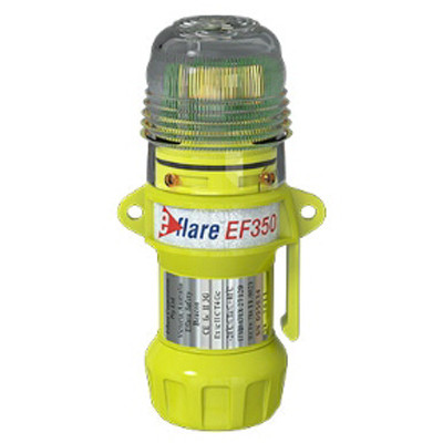 EF350-A EFLARE COMPACT BEACON NO BASE FLASHING; AMBER; 150MM