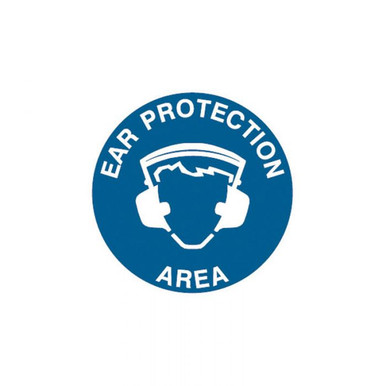 Ear Protection Area - Floor Signs - Express Safety