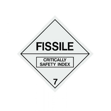 Fissile 7 - Dangerous Goods Signs - Express Safety