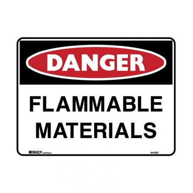 Flammable Materials - Danger Signs - Express Safety