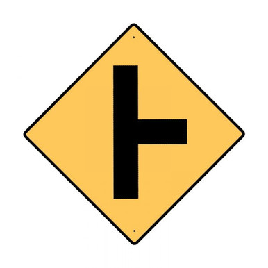Right Junction Side Road - Road Signs - Part No. 846109 - Express Safety