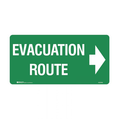 Evacuation Route Right Arrow - Exit Signs - Express Safety