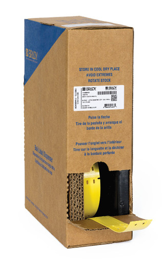 196773, BMP71 Rotated HCM Yellow Polyurethane Cable Markers 15 x 75mm ...