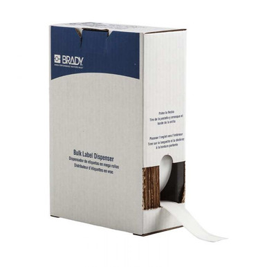 BMP71 B-584 Reflective Labels 25.4mm x 22.86m White