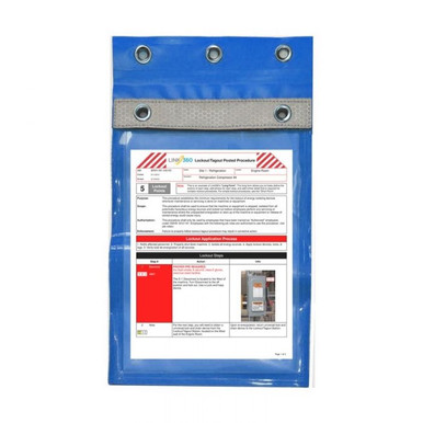 Document/Permit Holder Blue