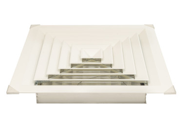 4 Way Diffuser With Damper 450mm (18") Diameter