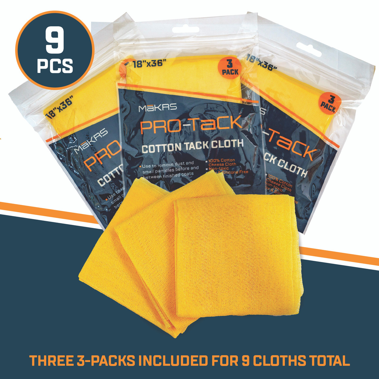 MaKRS Pro-Tack Cotton Tack Cloth