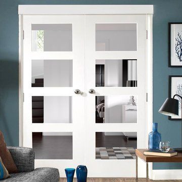 4 Panel Lite French Interior Door | Dalmation Doors