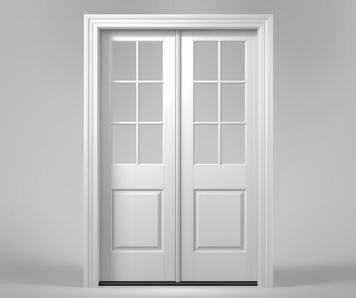 6 Lite Over 1 Wood Panel French Door DALMATIAN DOORS