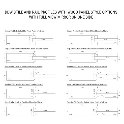 Wood Four Panel Shaker Barn Door | DALMATIAN DOORS