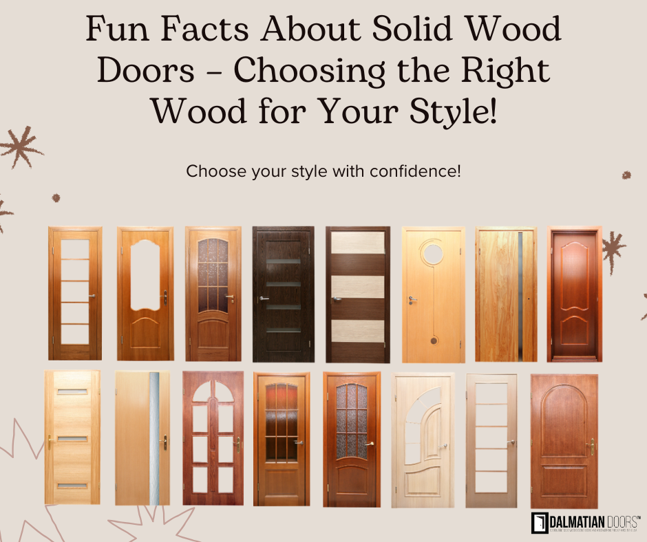 Fun Facts About Solid Wood Doors – Choosing the Right Wood for Your ...