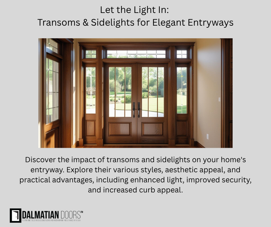 The Beauty and Style of Transoms and Sidelights - DALMATIAN DOORS™ and ...