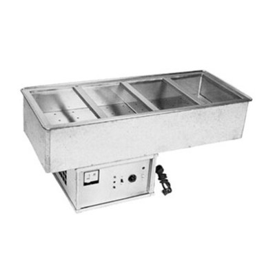 WCM-HP-6 | Hot / Cold Food Well Unit, Drop-In, Electric