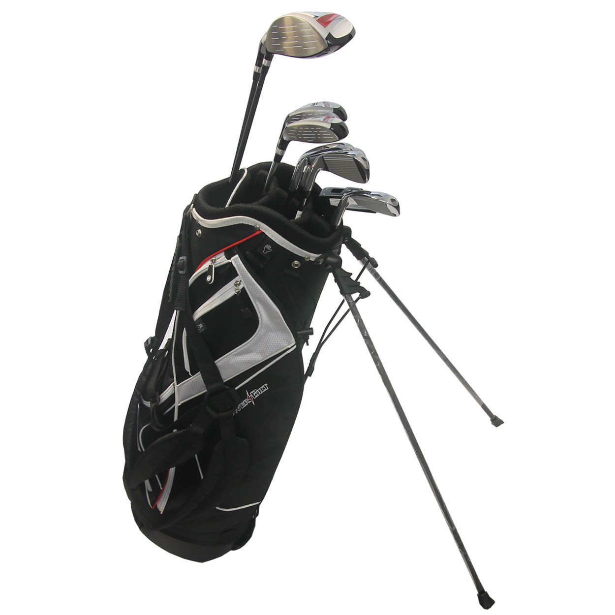PowerBilt TPS Men's 16 Piece Golf Set with Stand Bag - GolfEtail.com