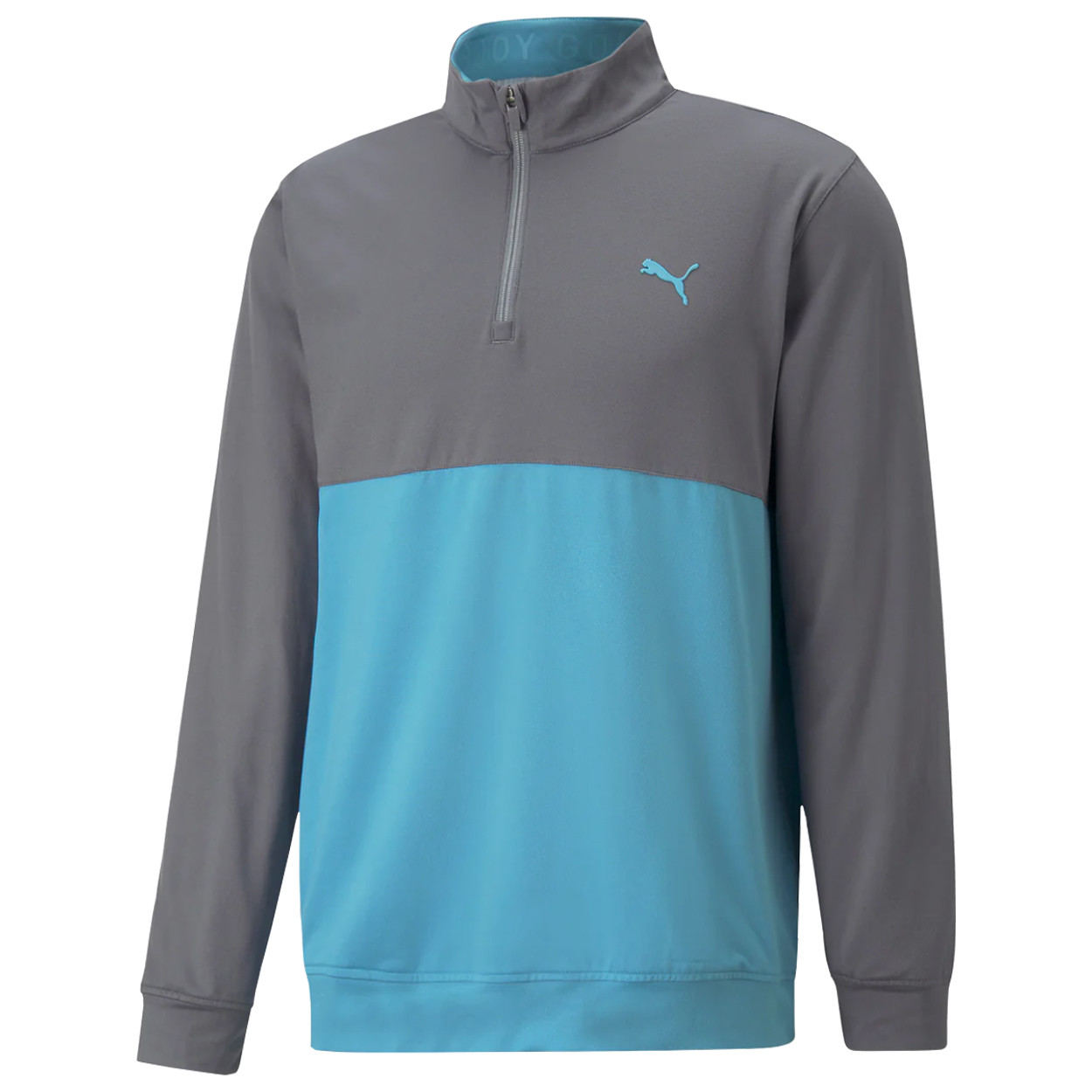 PUMA Golf Men's Gamer Colorblock 1/4-Zip Pullover - GolfEtail.com