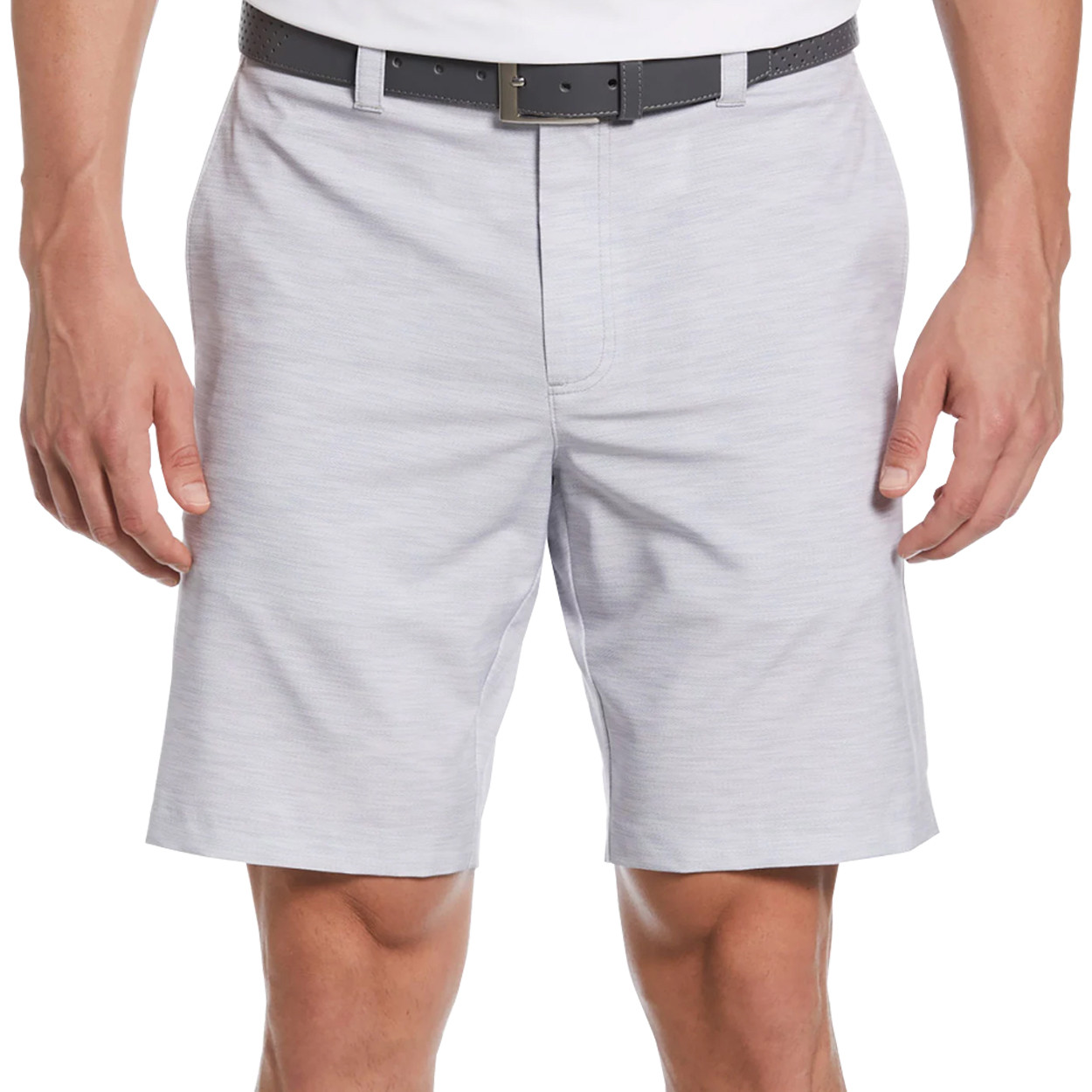 Callaway Men's Horizontal Herringbone Active Waist Shorts - GolfEtail.com