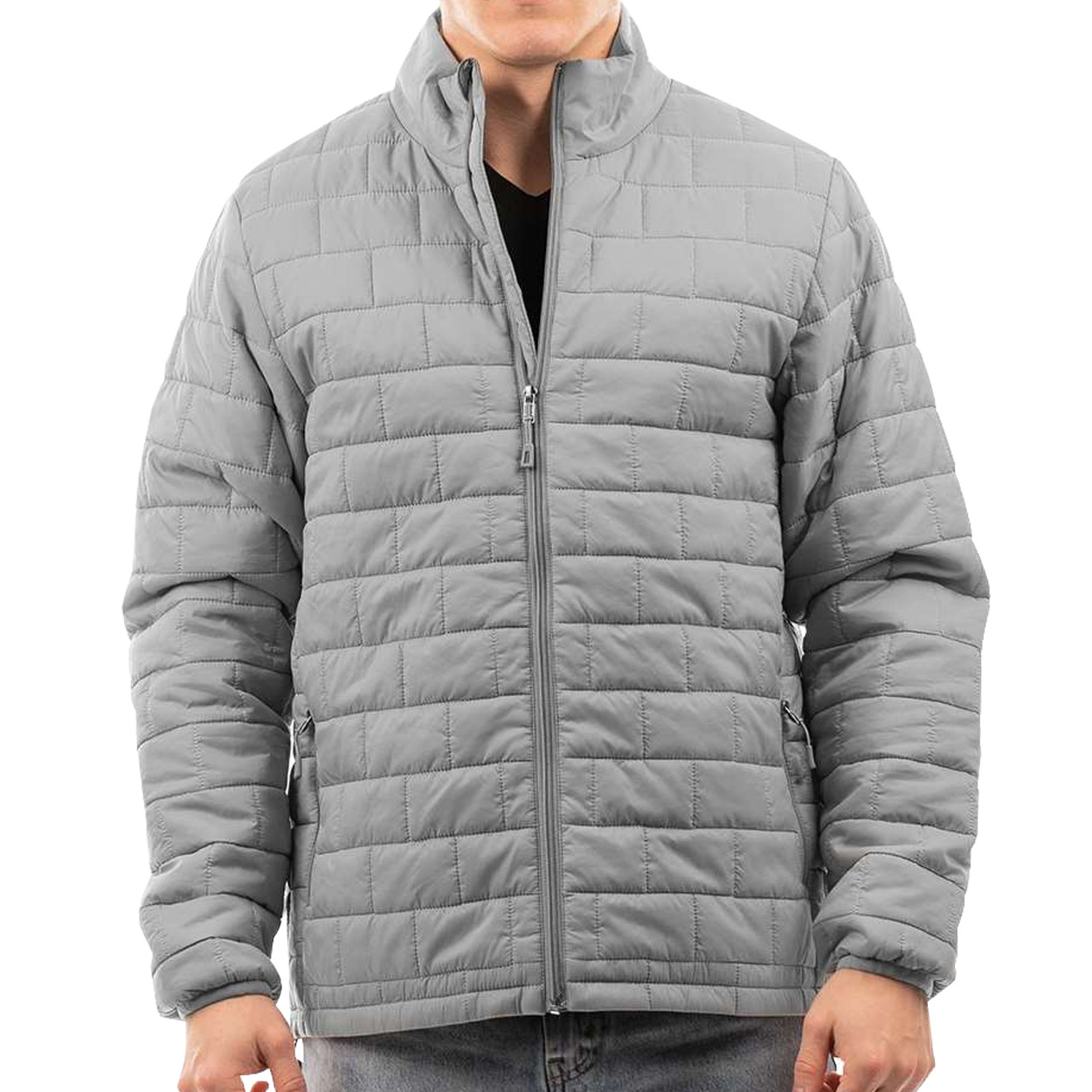 Burnside Men's Elemental Full-Zip Puffer Jacket - GolfEtail.com