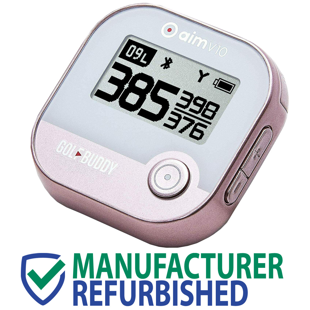 GolfBuddy aimV10 Talking GPS Rangefinder Unit, Manufacturer Refurbished ...
