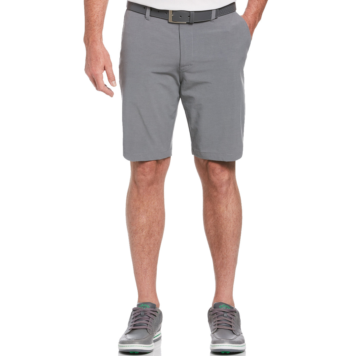 Callaway Golf Everplay Flat Front Horizontal Textured Shorts ...