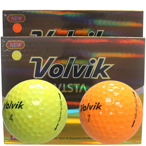 Volvik Vista iS Logo Overrun Golf Balls (2 Dozen) - GolfEtail.com