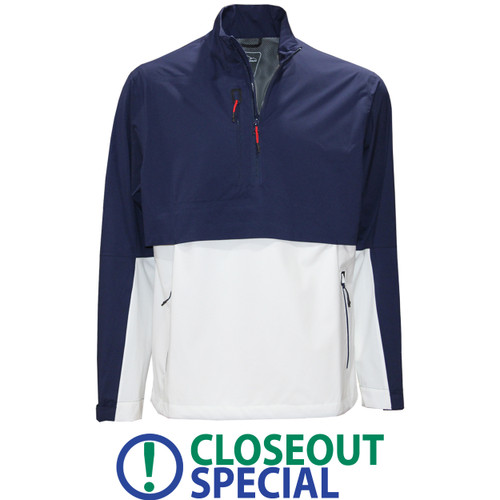 Sun Mountain Men's Stratus 1/4-Zip Longsleeve Waterproof Golf Pullover ...