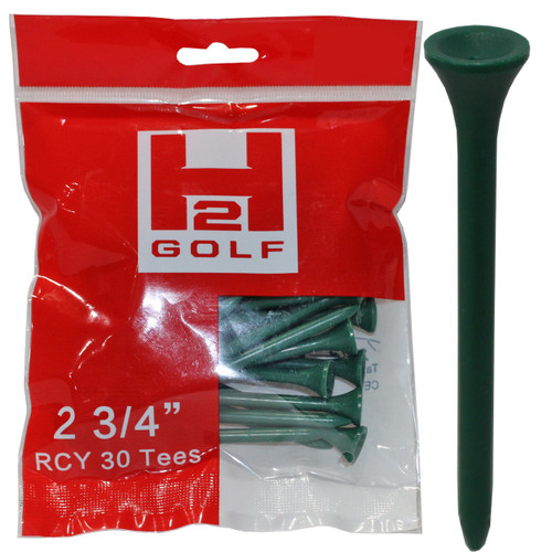 H2 Recycled Plastic 2 3/4" Golf Tees - 30pc - GolfEtail.com