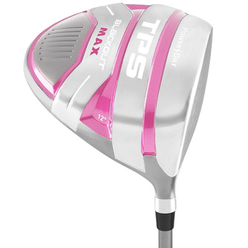PowerBilt Golf Women's TPS Blackout Max 460cc Driver - GolfEtail.com