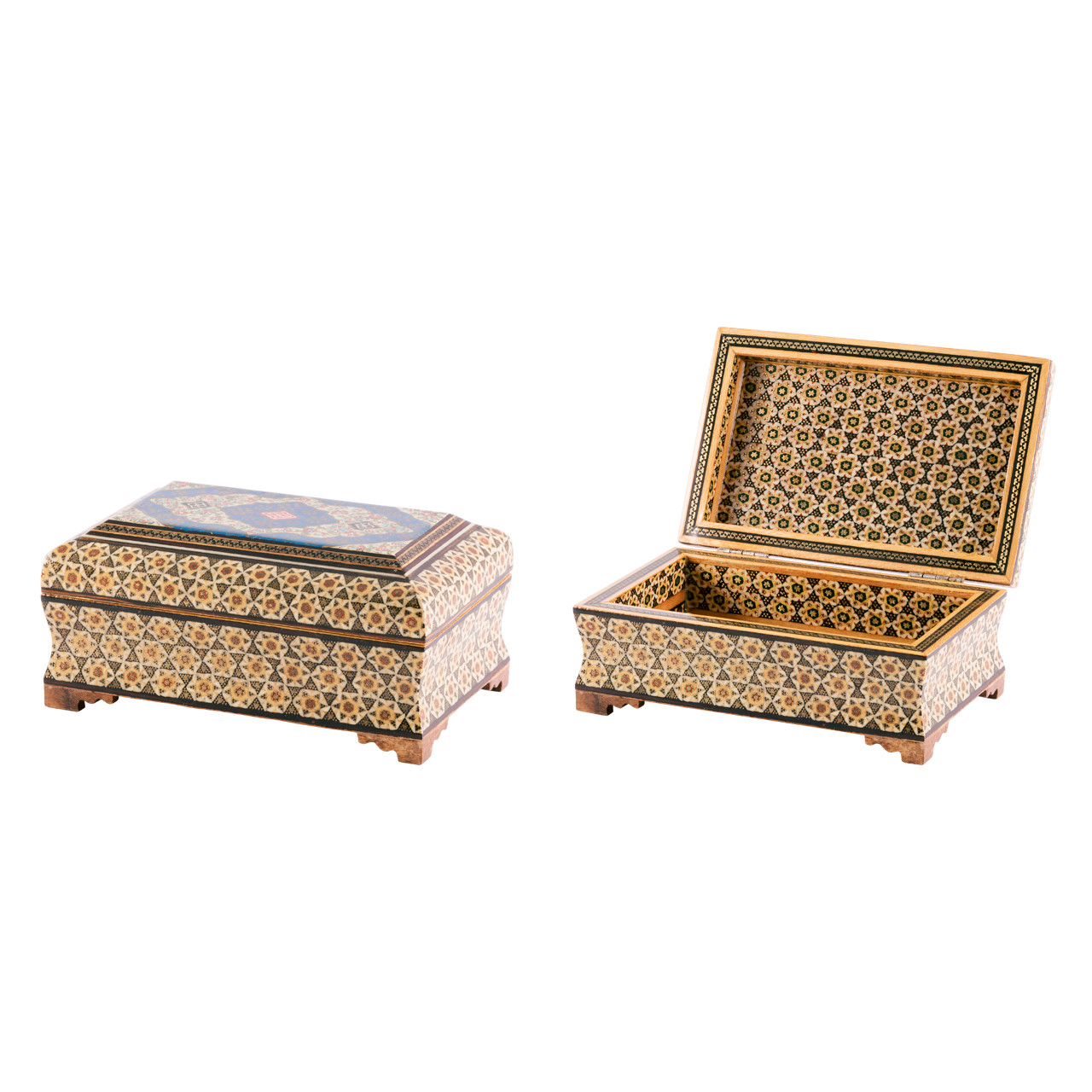 Persian Wood & Mosaic Box