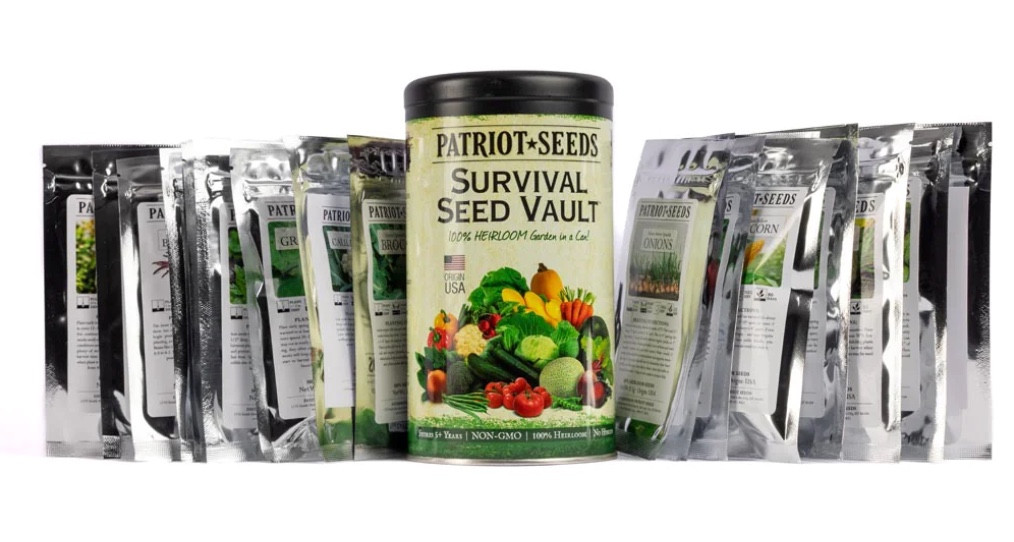 Survival Seed Vault (100% heirloom, 20 varieties)