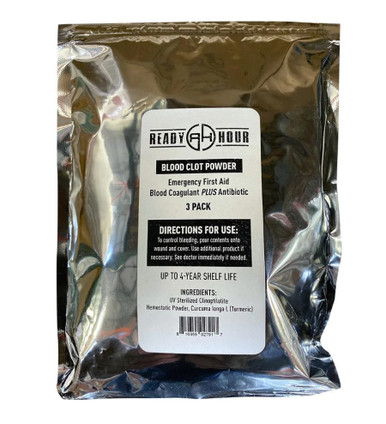 Ready Hour Blood Clot Powder (1 pkg. w/ 3 packs)