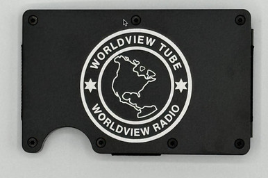 RFID BLOCKING Aluminum Wallet – Custom Engraved Black