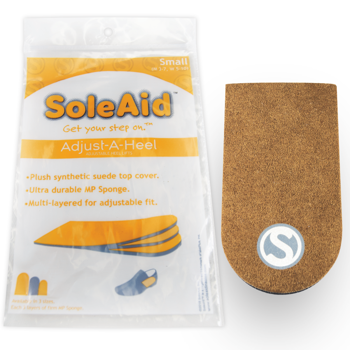 SoleAid Adjust-A-Heel - Height Adjustable Heel Lift for Uneven Legs and ...
