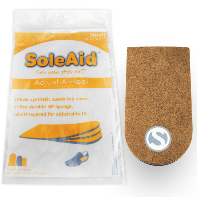 SoleAid Adjust-A-Heel - Height Adjustable Heel Lift for Uneven Legs and ...