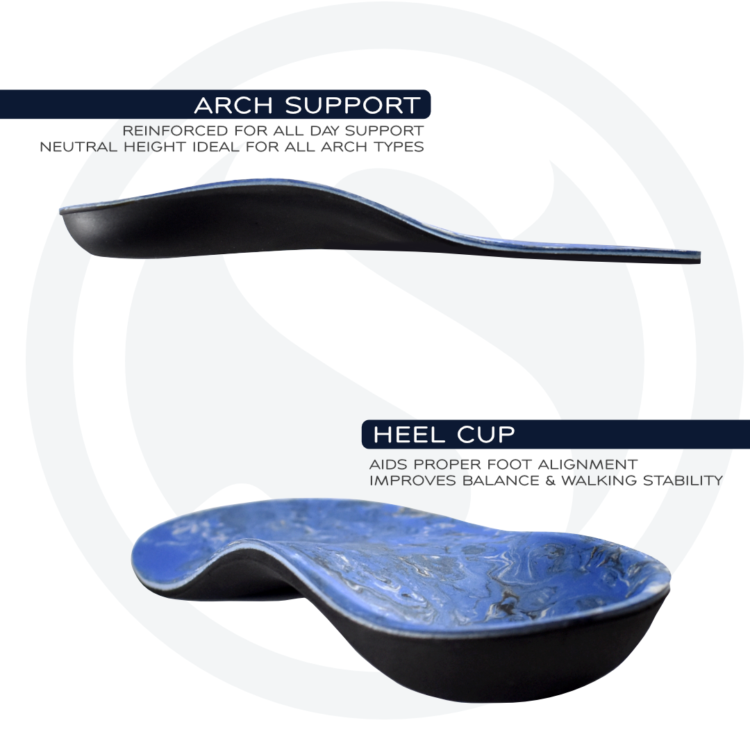 SoleAid Insoles XT II - Performance Orthotic Insole for active feet ...