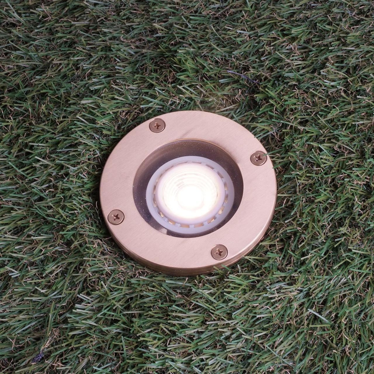 MR16 Brass In Ground Well Light - YardBright® Landscape Lighting