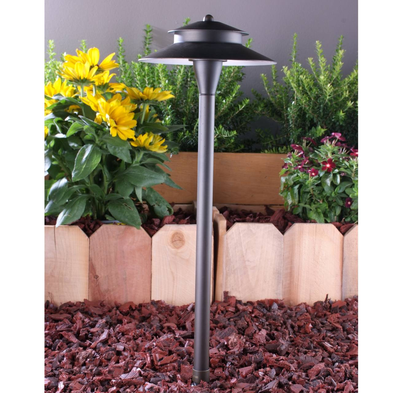 Zen Style Bronze Area Path Light - YardBright® Landscape Lighting