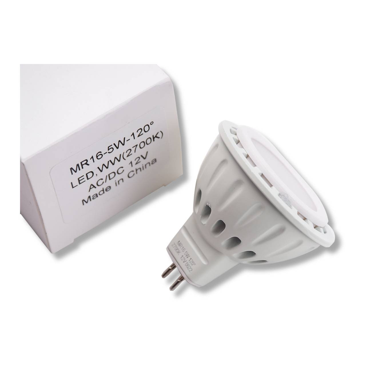 5W MR16 Warm White 2700K Led 120 Degree Beam Angle - YardBright ...