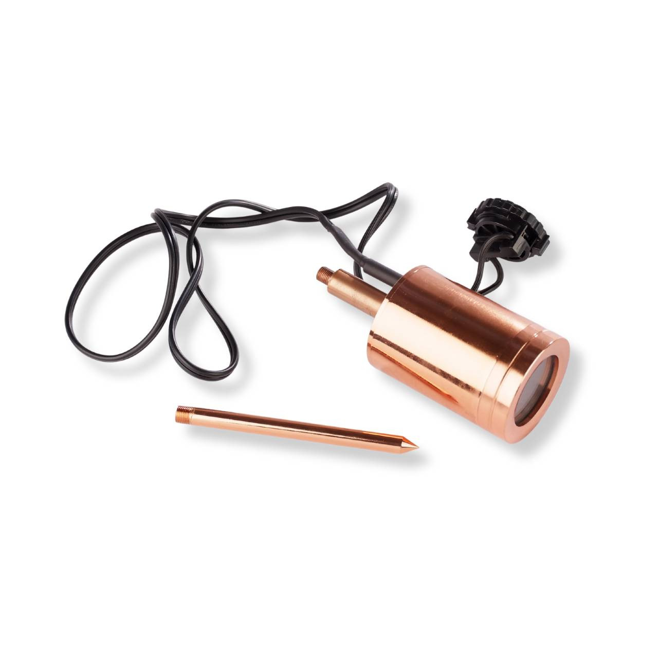Polished Copper Outdoor Spotlight - YardBright® Landscape Lighting