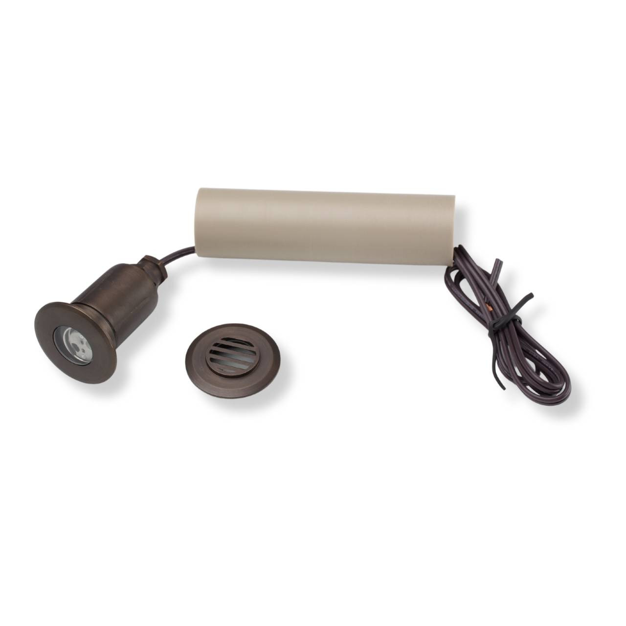MR8 Brass Mini Well Light - YardBright® Landscape Lighting
