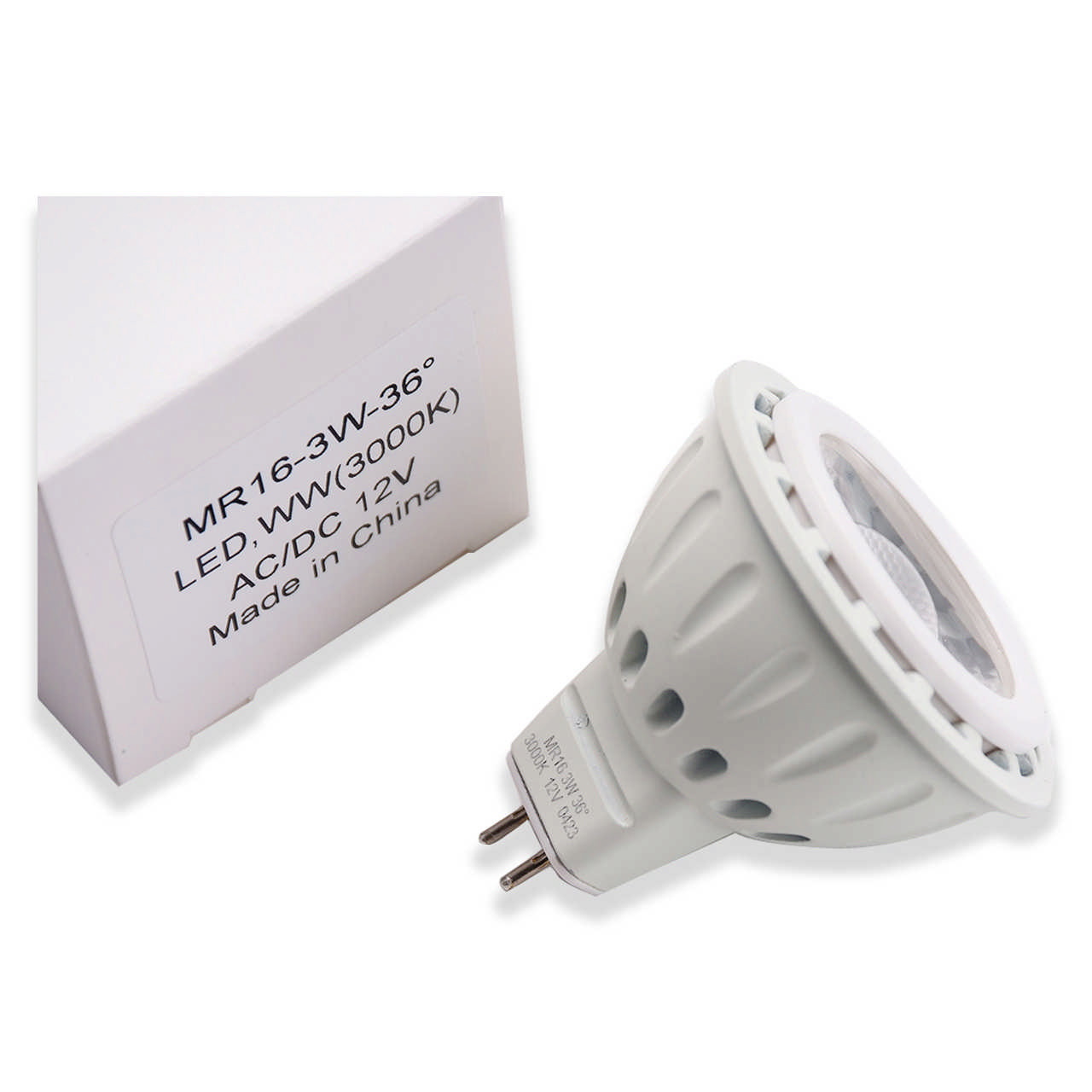 3W MR16 Warm White 3000K Led 36 Degree Beam Angle - YardBright ...
