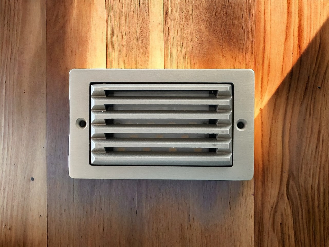 LED Integrated Step Light, Satinless Steel - YardBright® Landscape Lighting