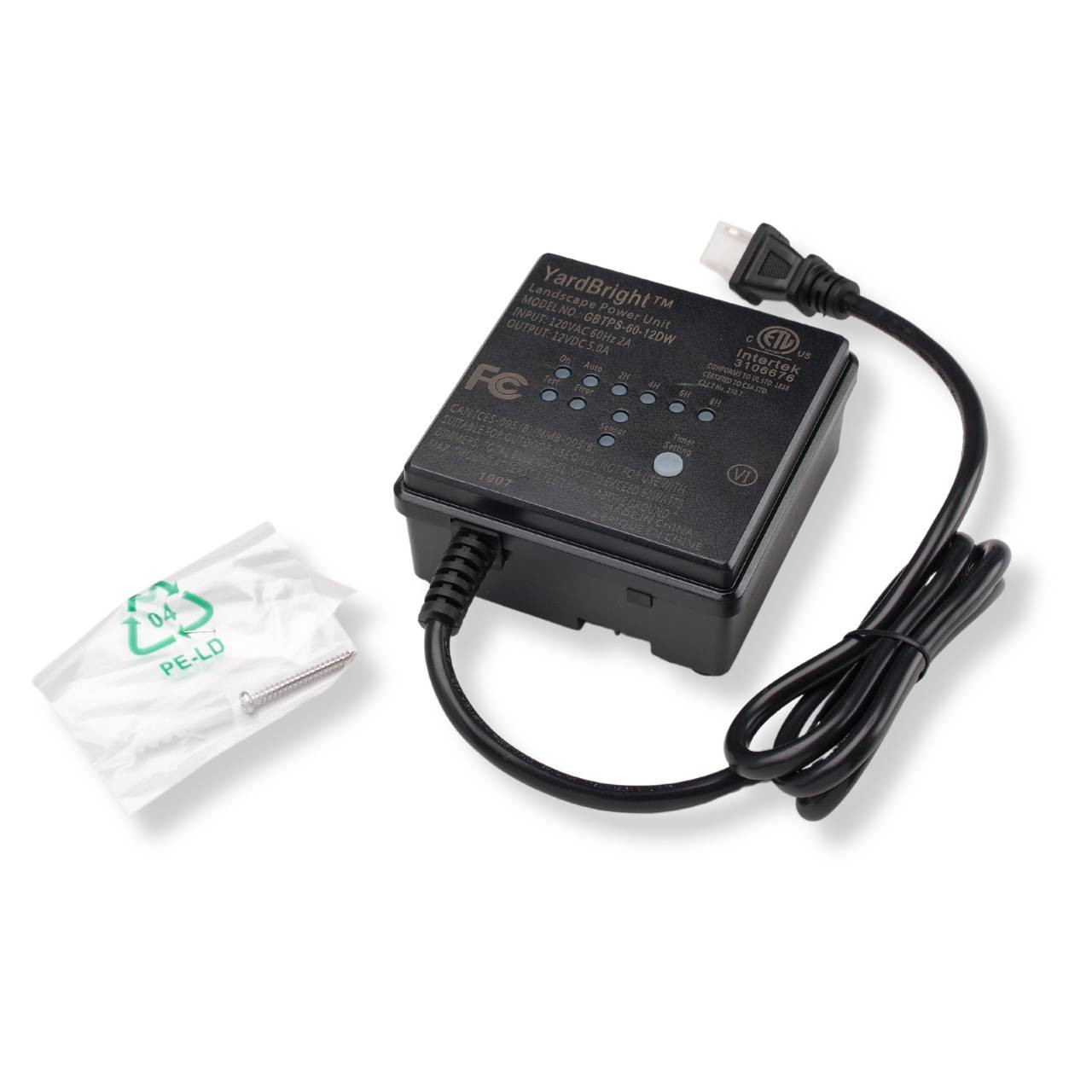 Power Supply, 60W, DC Output, Single Tap - YardBright® Landscape Lighting