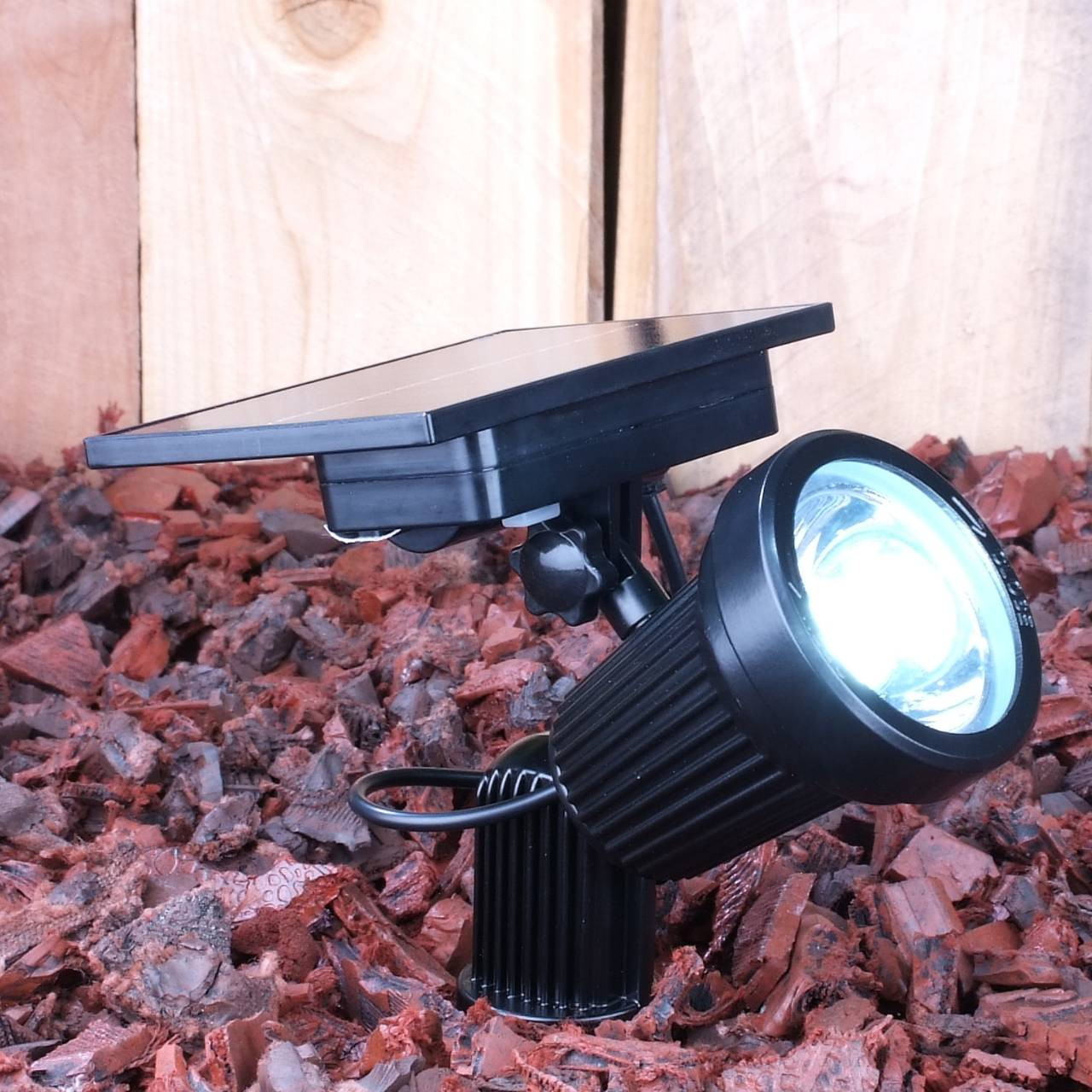 Solar Spot Light, Cool White - YardBright® Landscape Lighting
