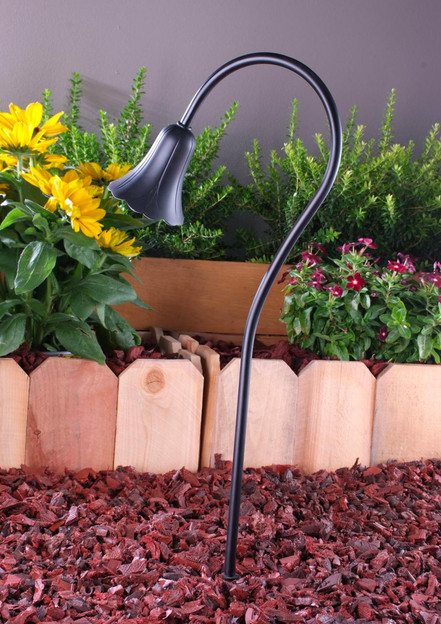 Black Brass Tulip Light - YardBright® Landscape Lighting