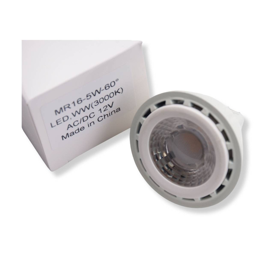 5W MR16 Warm White 3000K Led 60 Degree Beam Angle - YardBright ...
