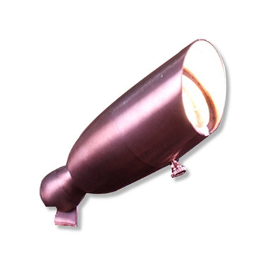 MR11 Mini Copper Spot Light In Raw Copper - YardBright® Landscape Lighting