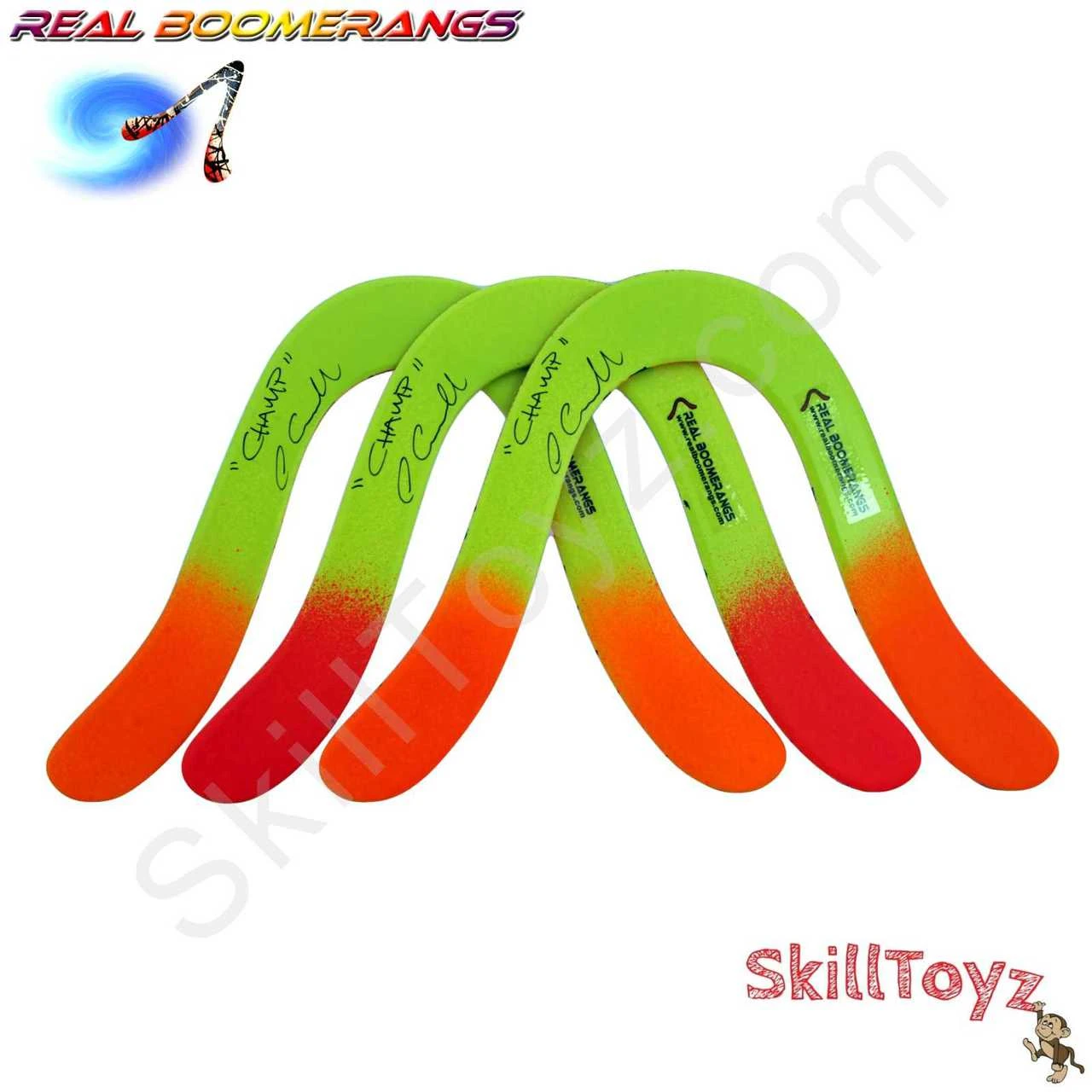 Real Boomerangs Champ Right Handed Recreational boomerang for sale