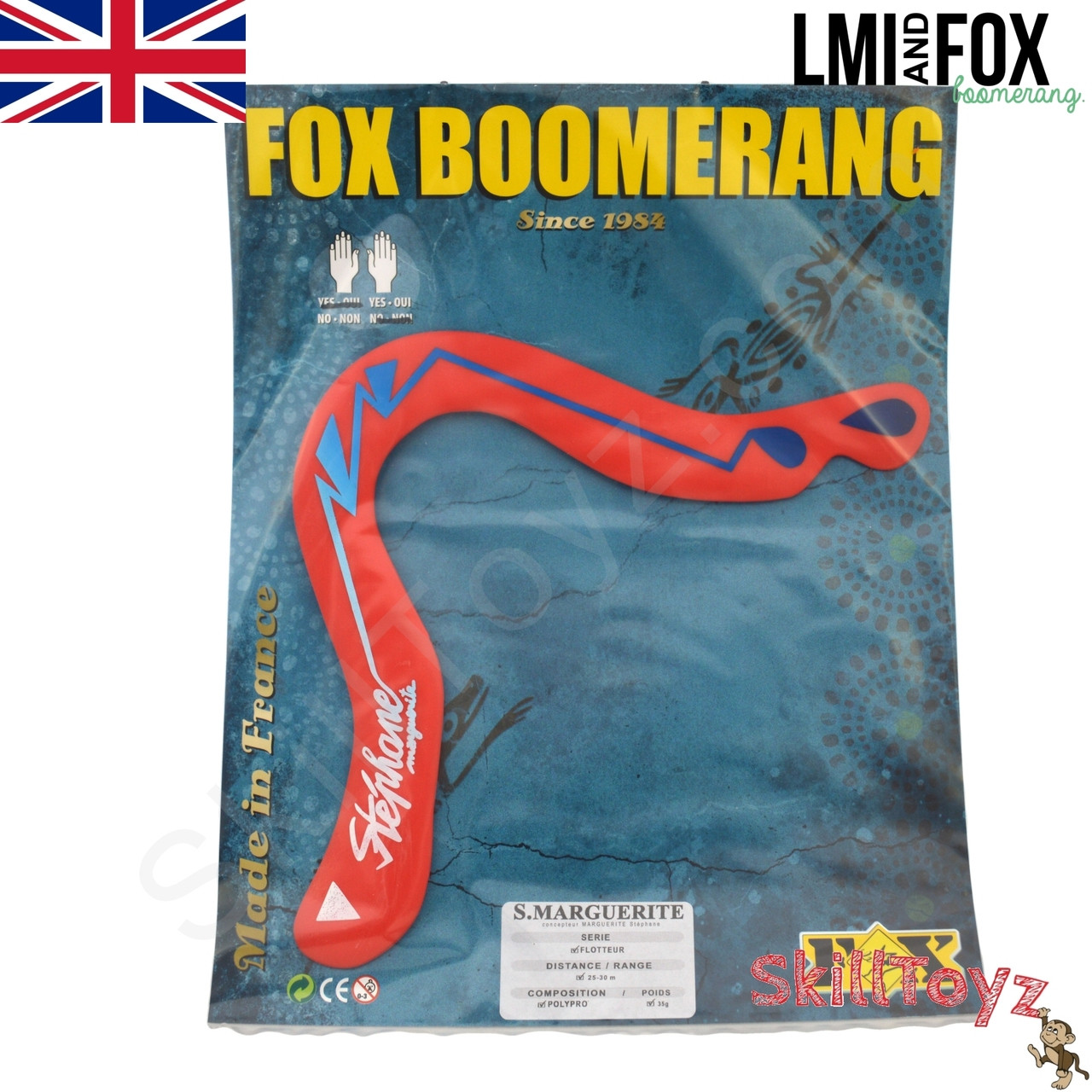 LMI and Fox Boomerangs Stephane Marguerite Float Red RIGHT HANDED ...