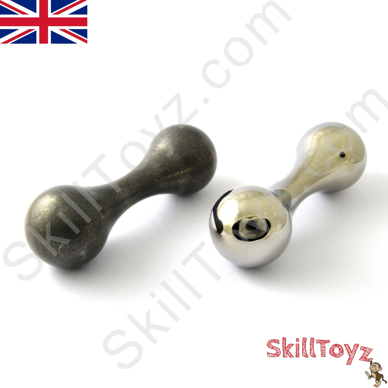 Knuckle Chuck Titanium Finger Fidget Toy Polished - SkillToyz