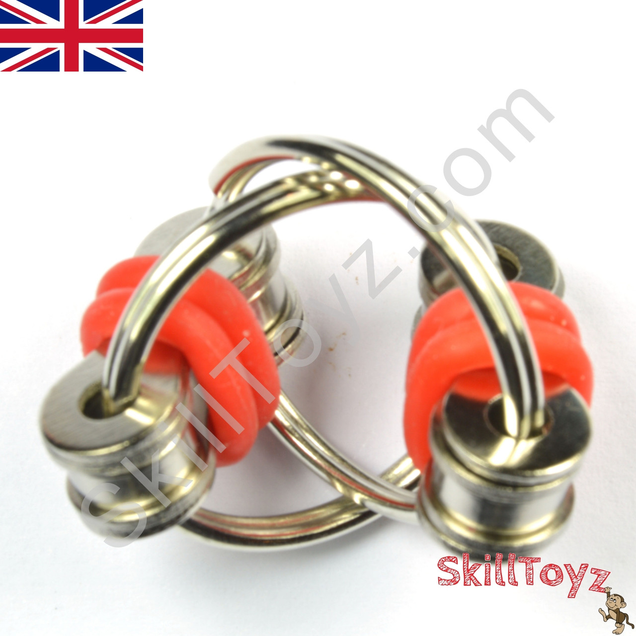 Fidget Bike Chain Ring 25mm Silver - SkillToyz